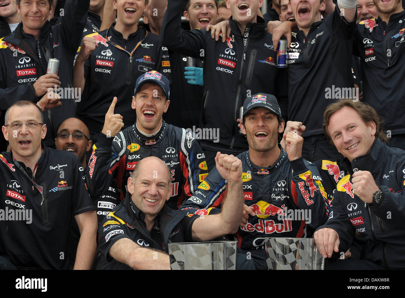 Red bull racing team manager sebastian vettel hi-res stock photography ...