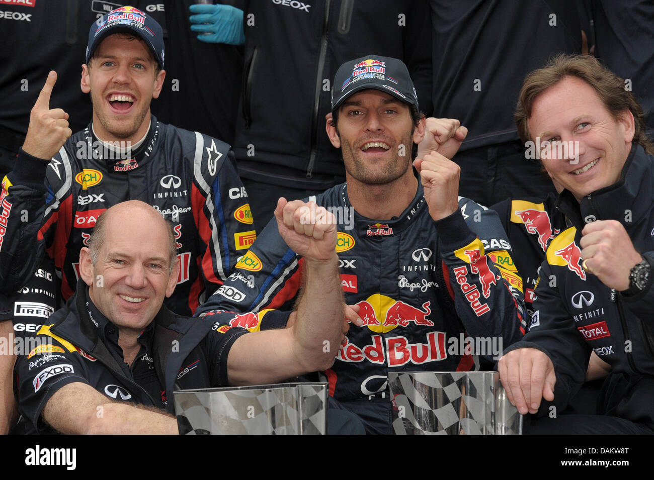 Red bull racing team manager sebastian vettel hi-res stock photography ...