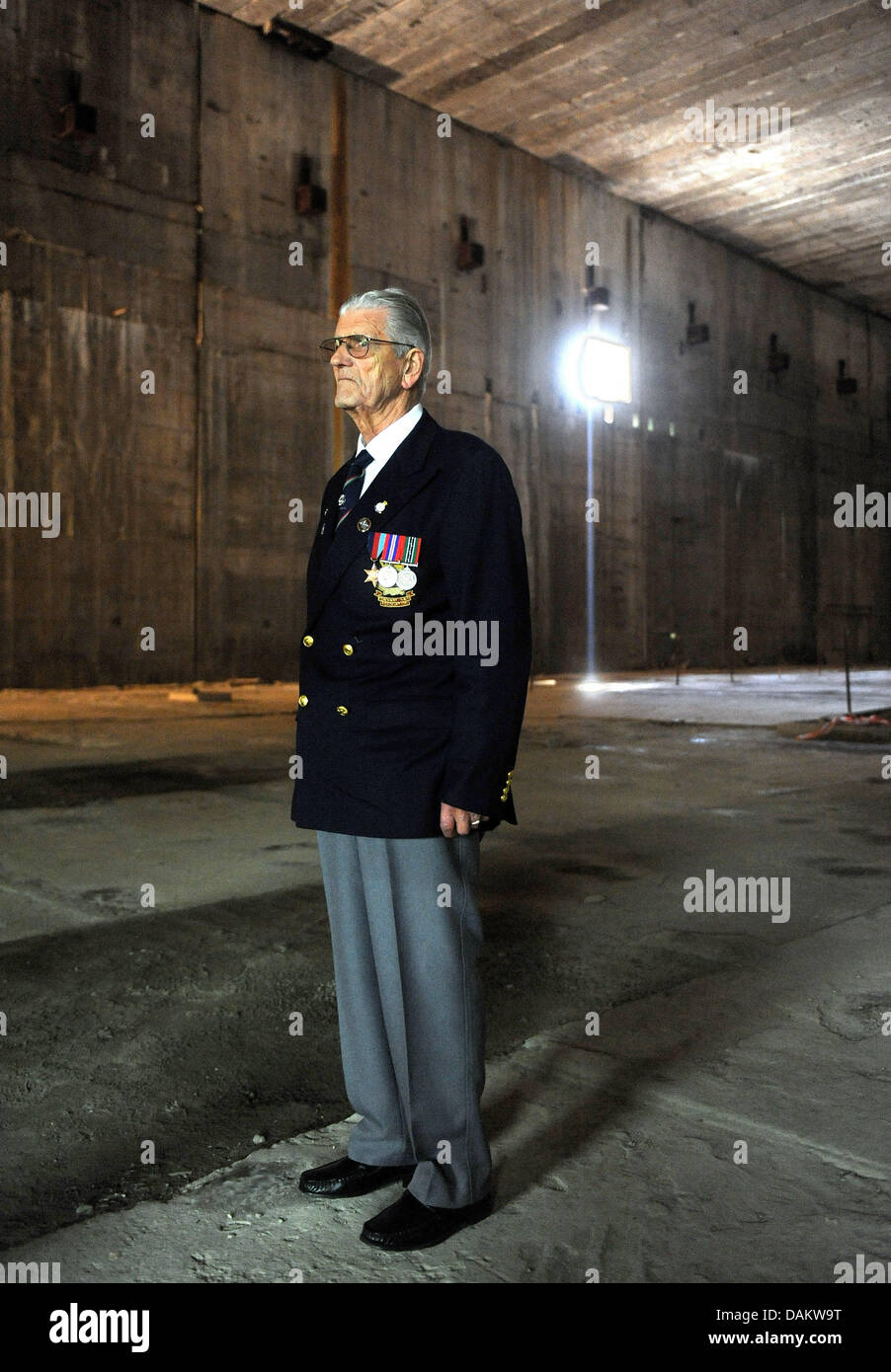 The former forced labourer, Harry Callan from Ireland, visits the ...