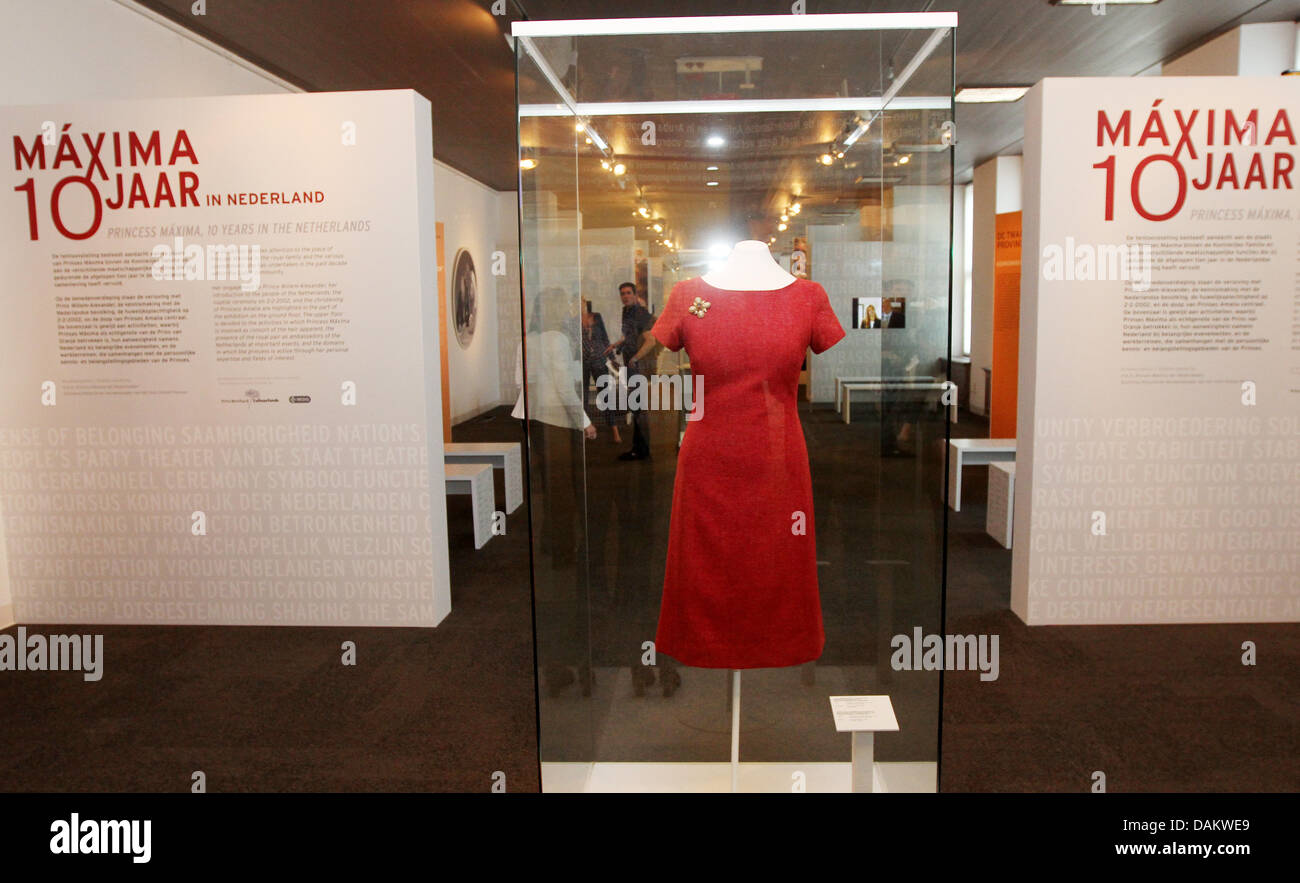 Dress of Princess Maxima that she has worn at her engagement ...