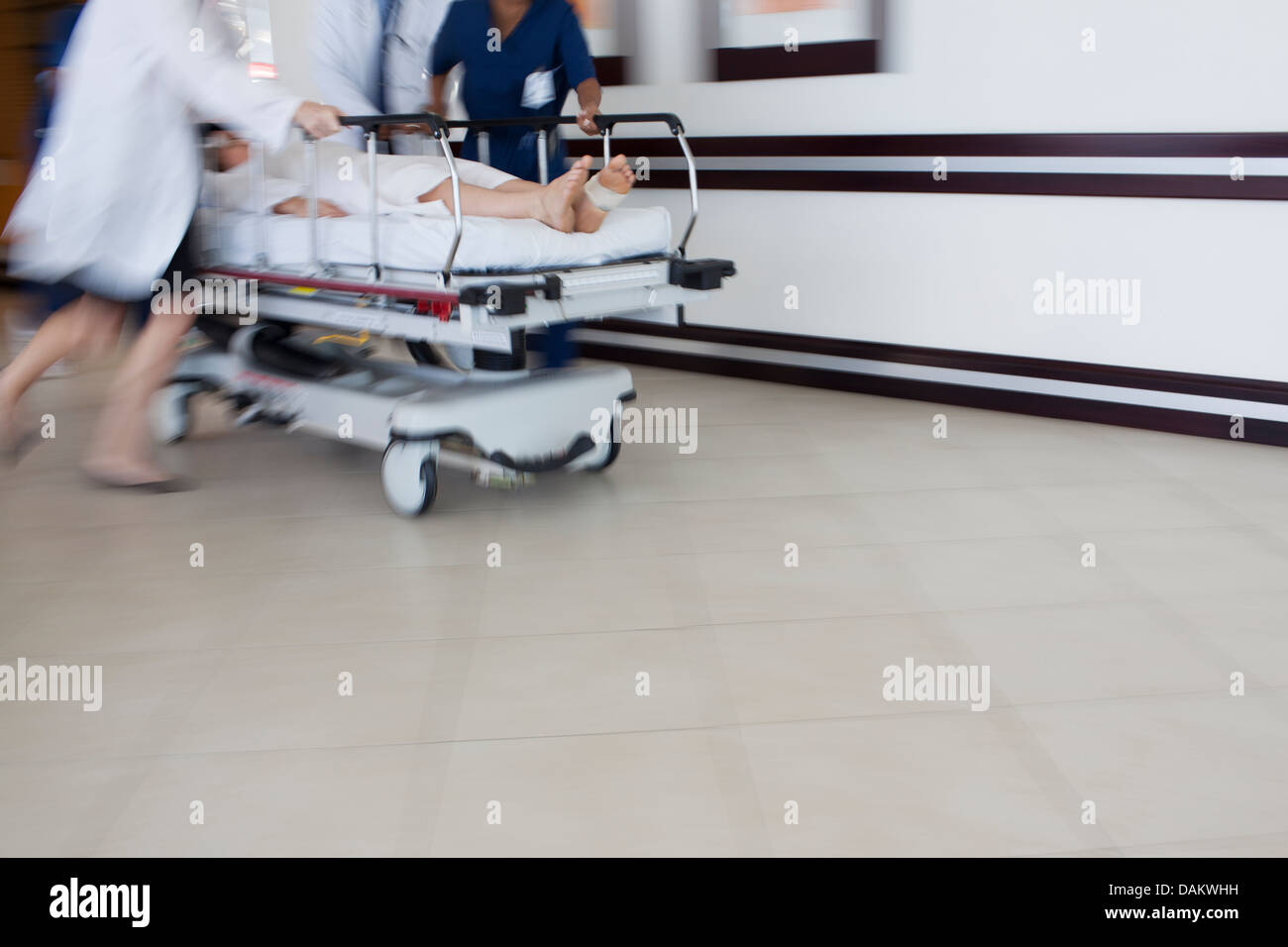 Hospital patient trolley hi-res stock photography and images - Alamy