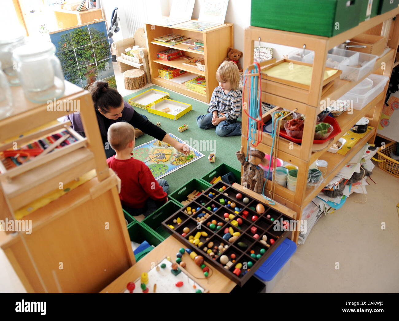(FILE) An archive photo dated 13 October 2010 shows an child care ...