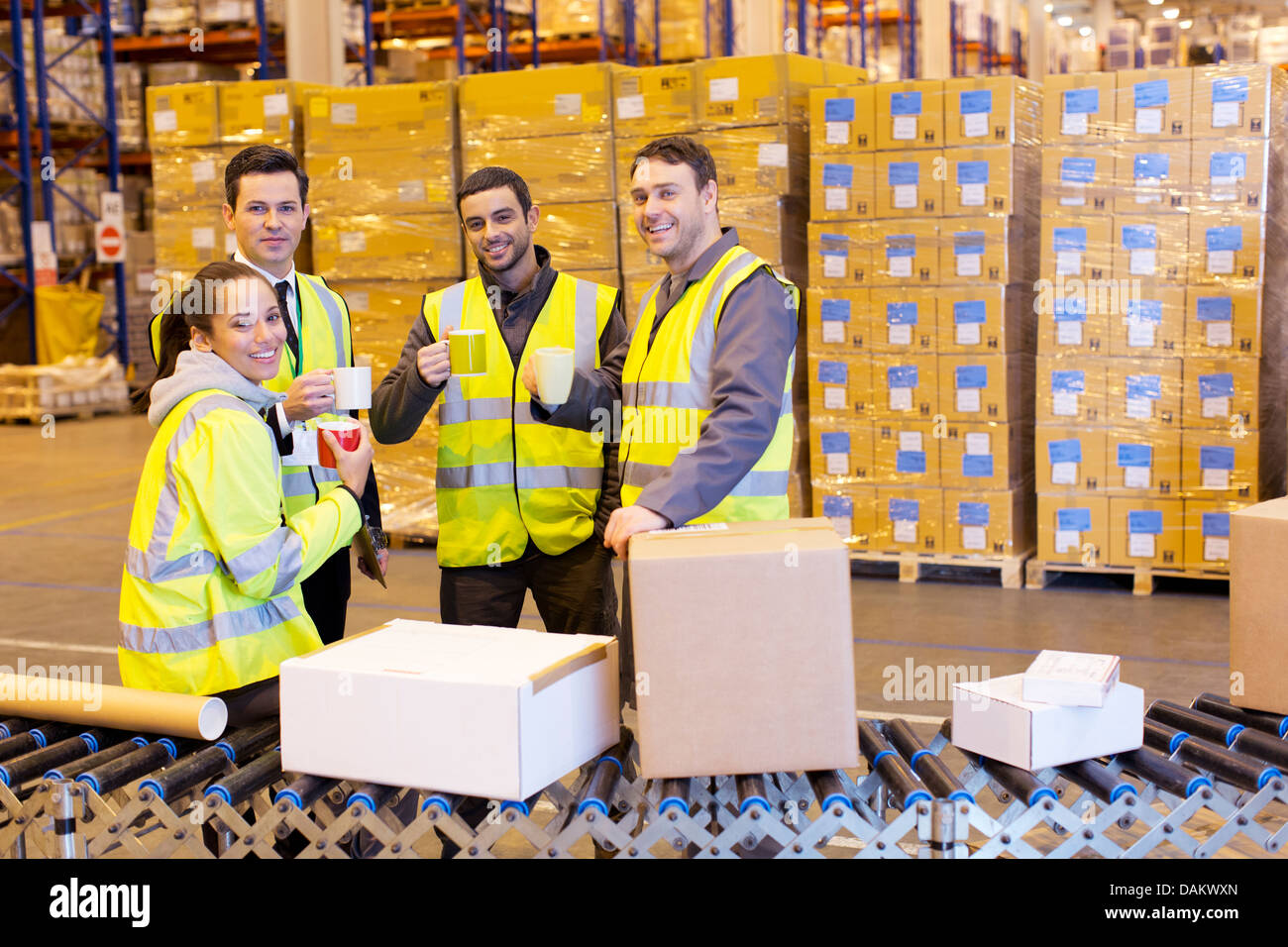 Food warehouse worker hi-res stock photography and images - Alamy