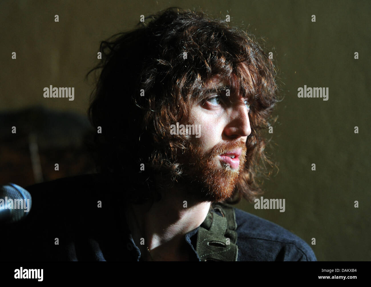 British singer Jonathan Jeremiah performs at Salon Schmueck in Berlin ...