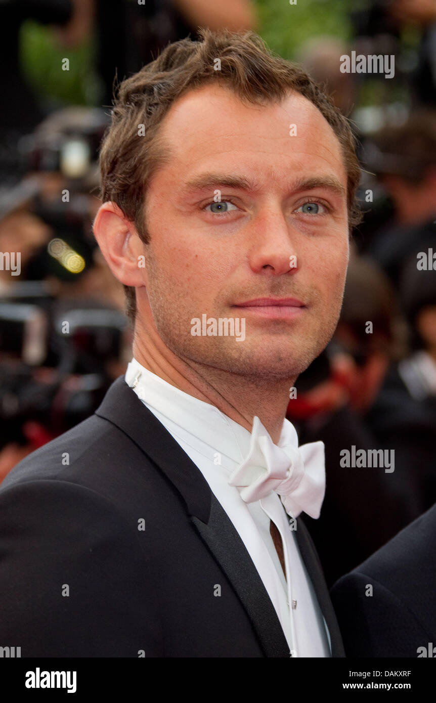 Actor and jury member Jude Law arrives at Palais des Festivals during ...