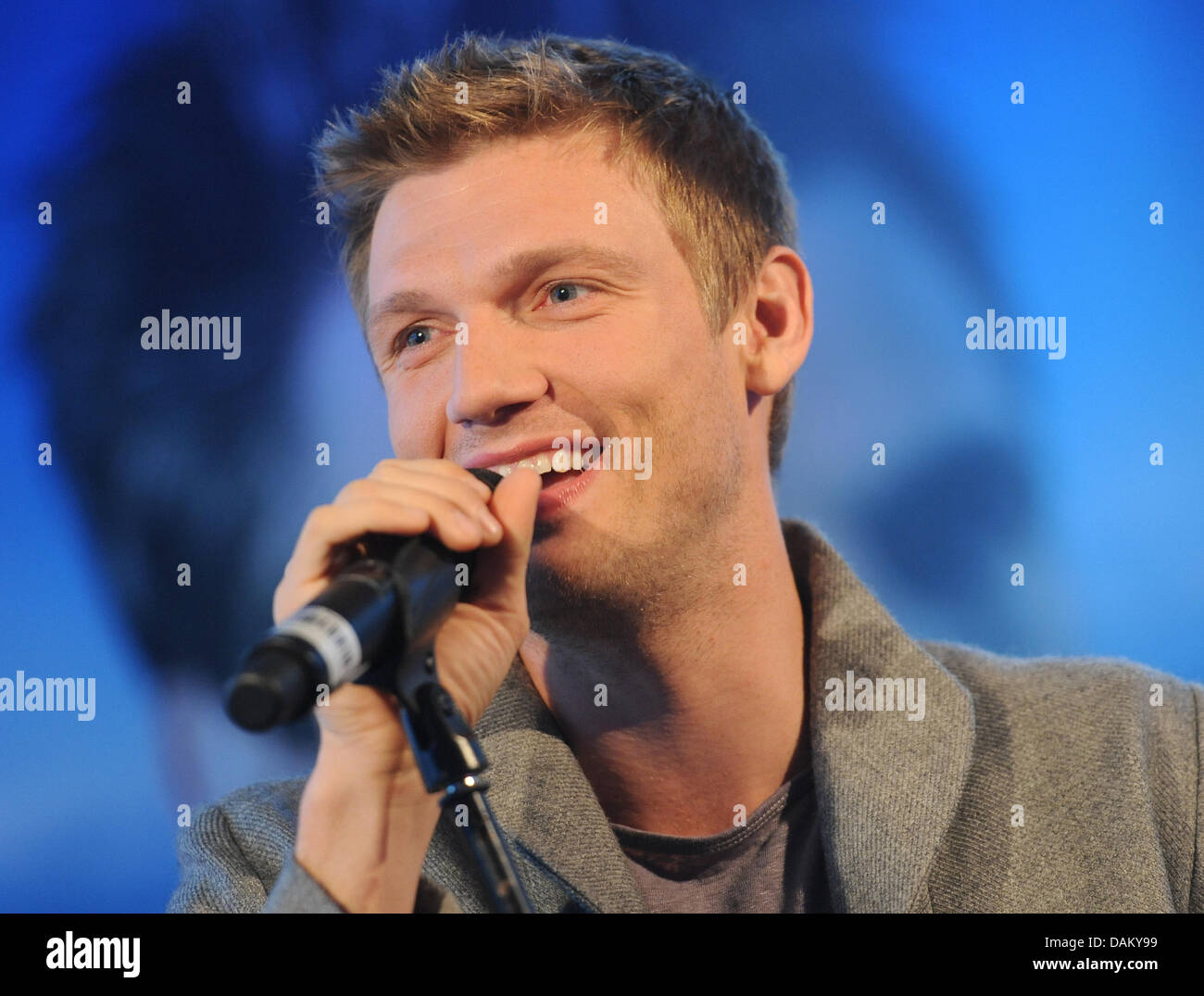 US singer and actor Nick Carter performs during his concert at the Nhow ...
