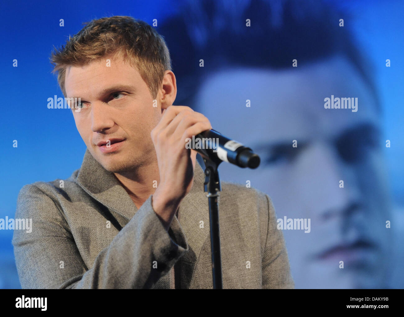 US singer and actor Nick Carter performs during his concert at the Nhow ...