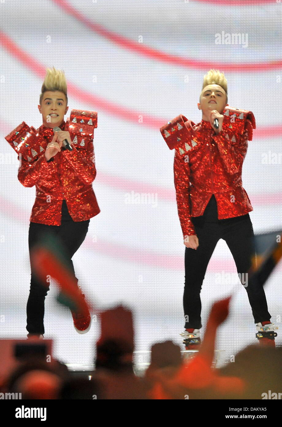 Eurovision jedward 2011 hi-res stock photography and images - Alamy