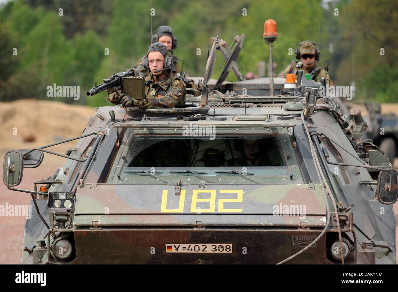 Bundeswehr (German armed forces) soldiers train for their deployment to ...