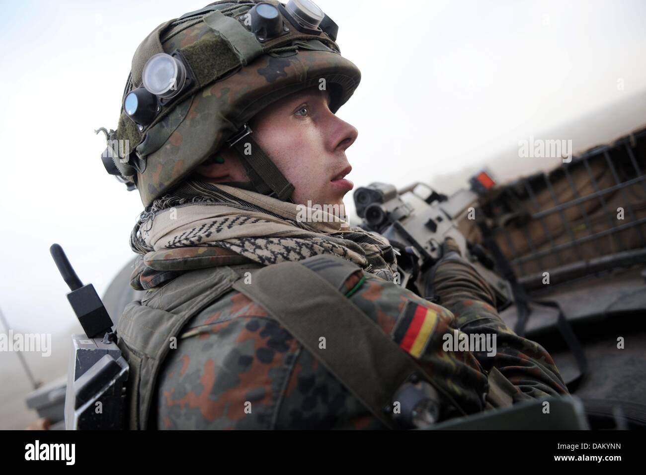 Bundeswehr (German armed forces) soldiers train for their deployment to ...