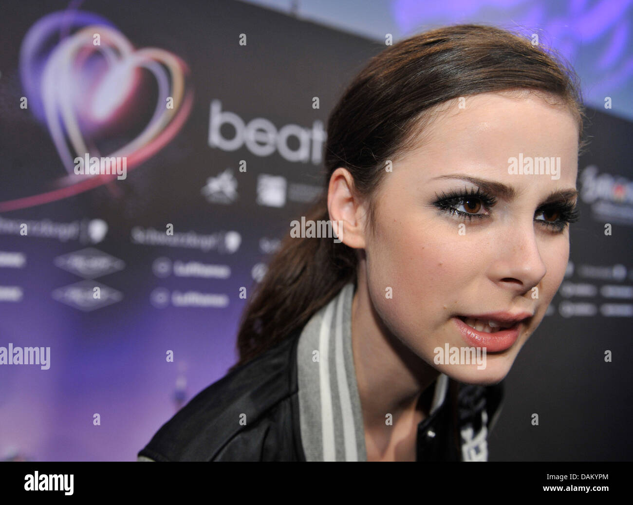 Lena representing Germany reacting during the Big 5 press conference at ...