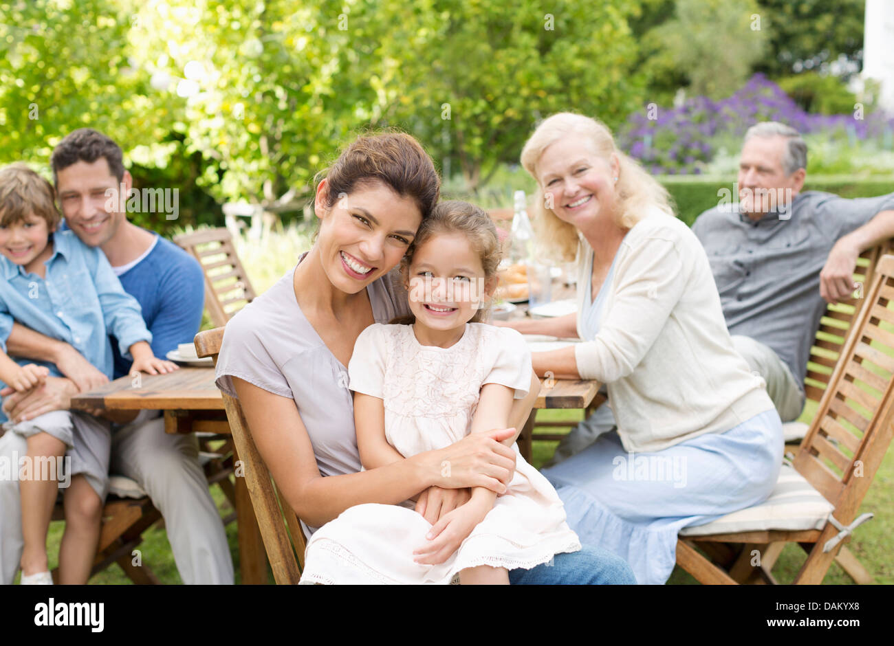 Portrait smiling senior family hi-res stock photography and images - Alamy