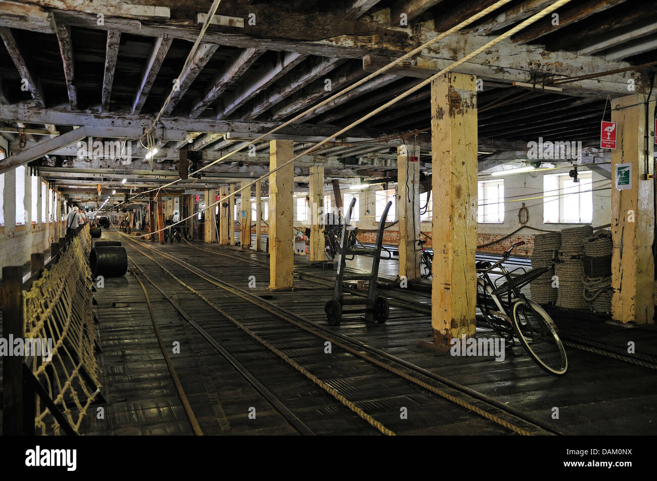 Chatham, Kent, England. Chatham Historic Dockyard. Victorian Ropery (1 ...