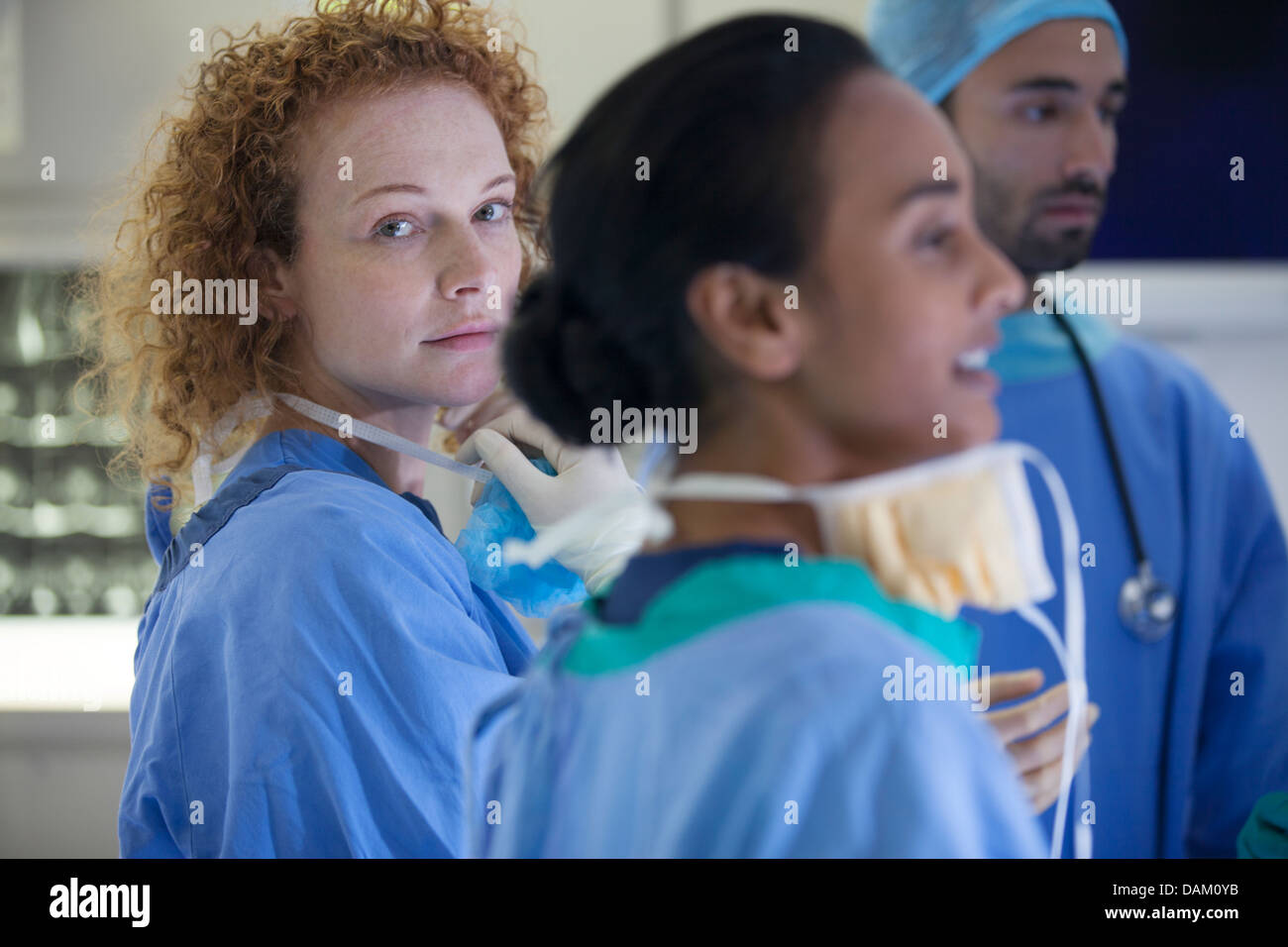 Serious surgeon standing in hi-res stock photography and images - Alamy