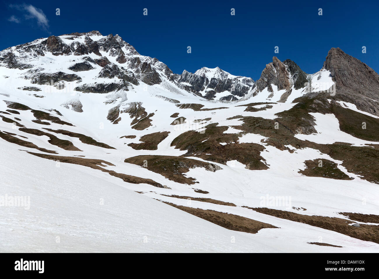Col de la Seigne Stock Photo - Alamy