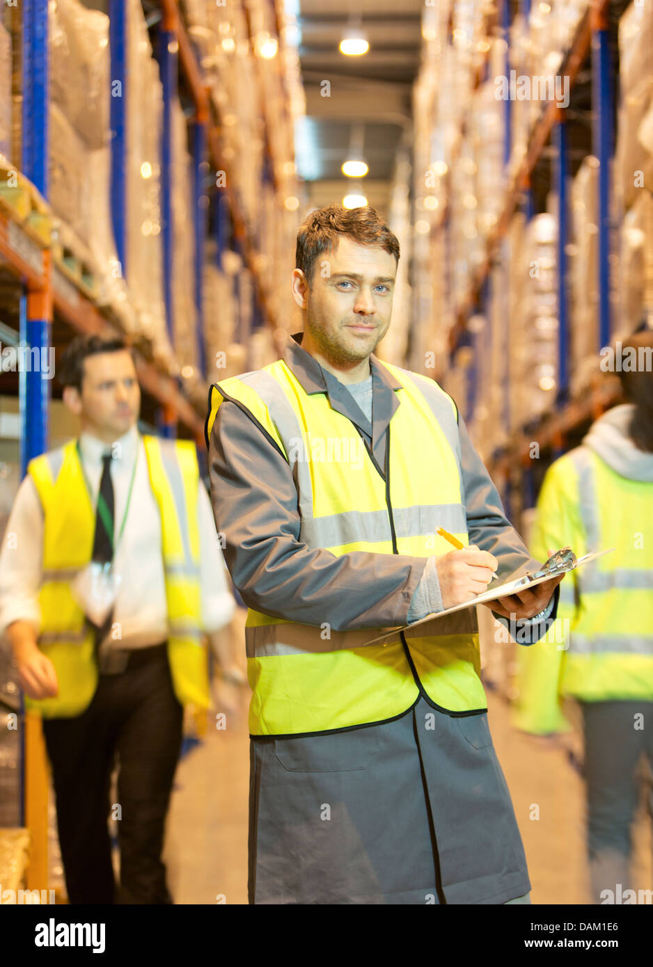 Warehouse worker manager checking hi-res stock photography and images ...