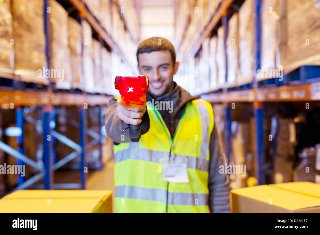 Hand held scanner hi-res stock photography and images - Alamy