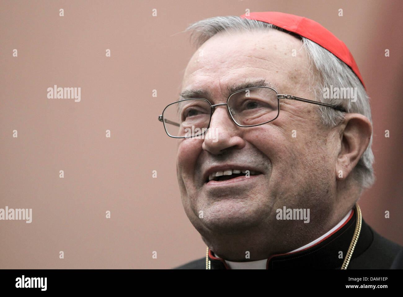 Mainz Bishop Cardinal Lehmann smiles during the festivities for his ...