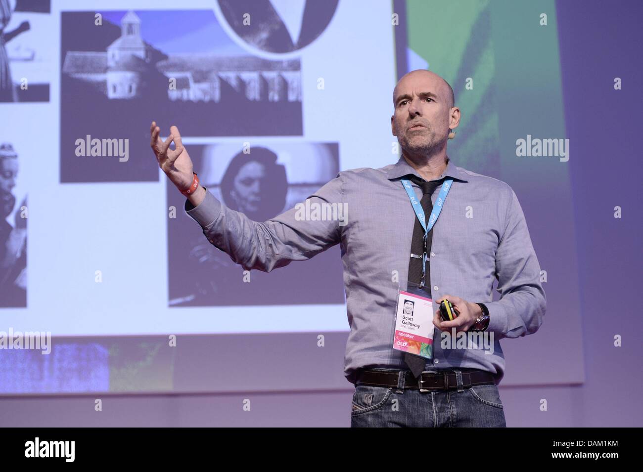 MUNICH/GERMANY - JULY 15: Scott Galloway (NYU Stern) gestures on the ...
