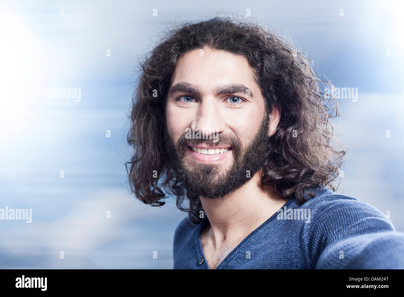 Germany, Cologne, Portrait of man, smiling Stock Photo - Alamy