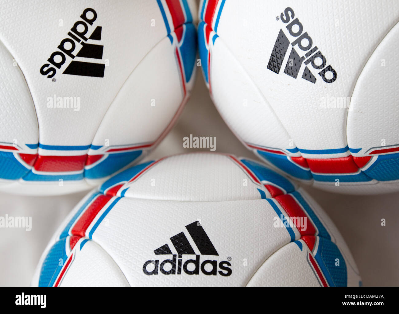 New German Football League DFL game balls for the 2011-12 Bundesliga ...