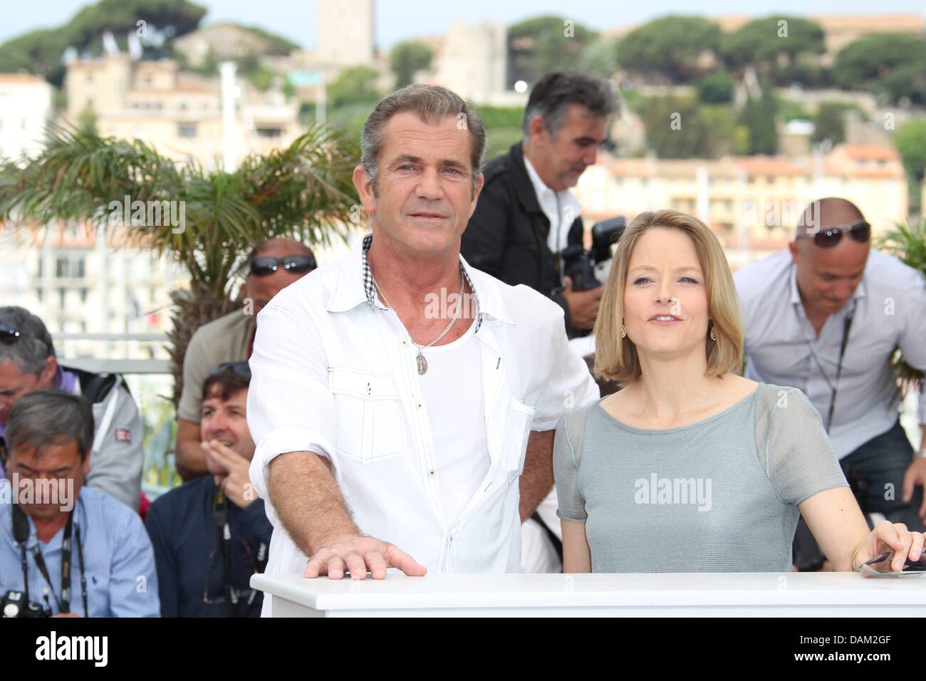 US actor Mel Gibson and US director and actress Jodie Foster attend the ...