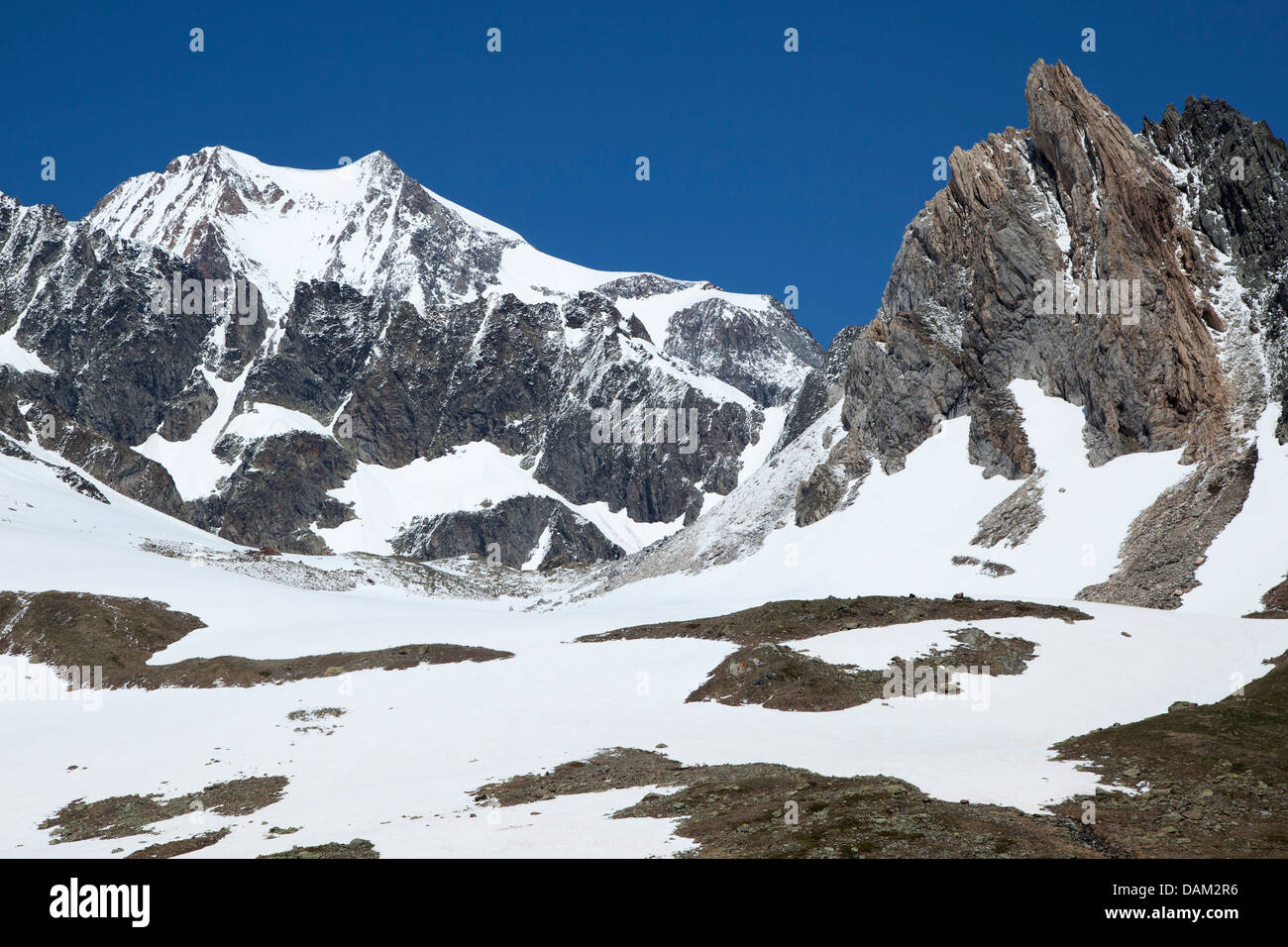 Col de la Seigne Stock Photo - Alamy