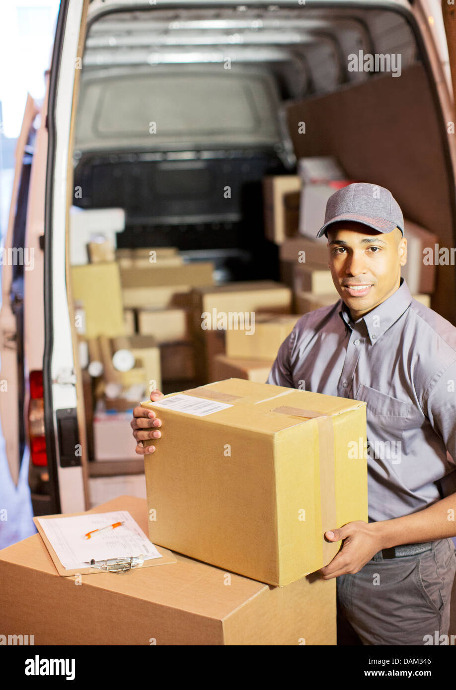 Loading Van High Resolution Stock Photography and Images - Alamy