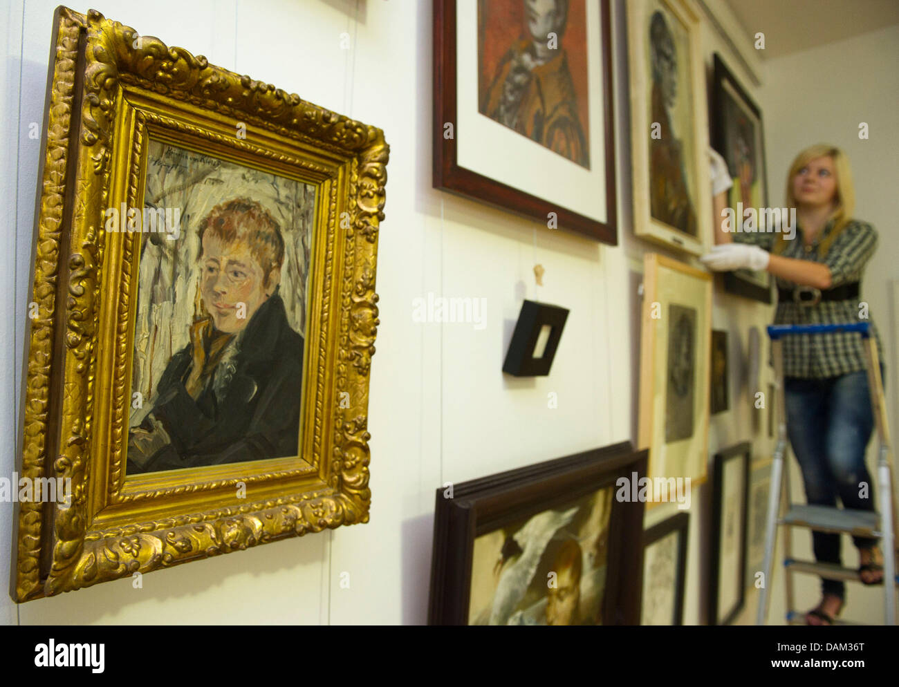 Different portraits of poet Heinrich von Kleist are featured at the ... Different portraits of poet Heinrich von Kleist are featured at the ...