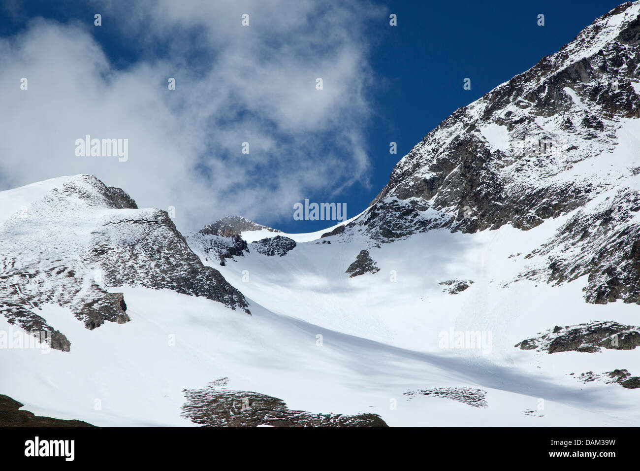 Col de la Seigne Stock Photo - Alamy