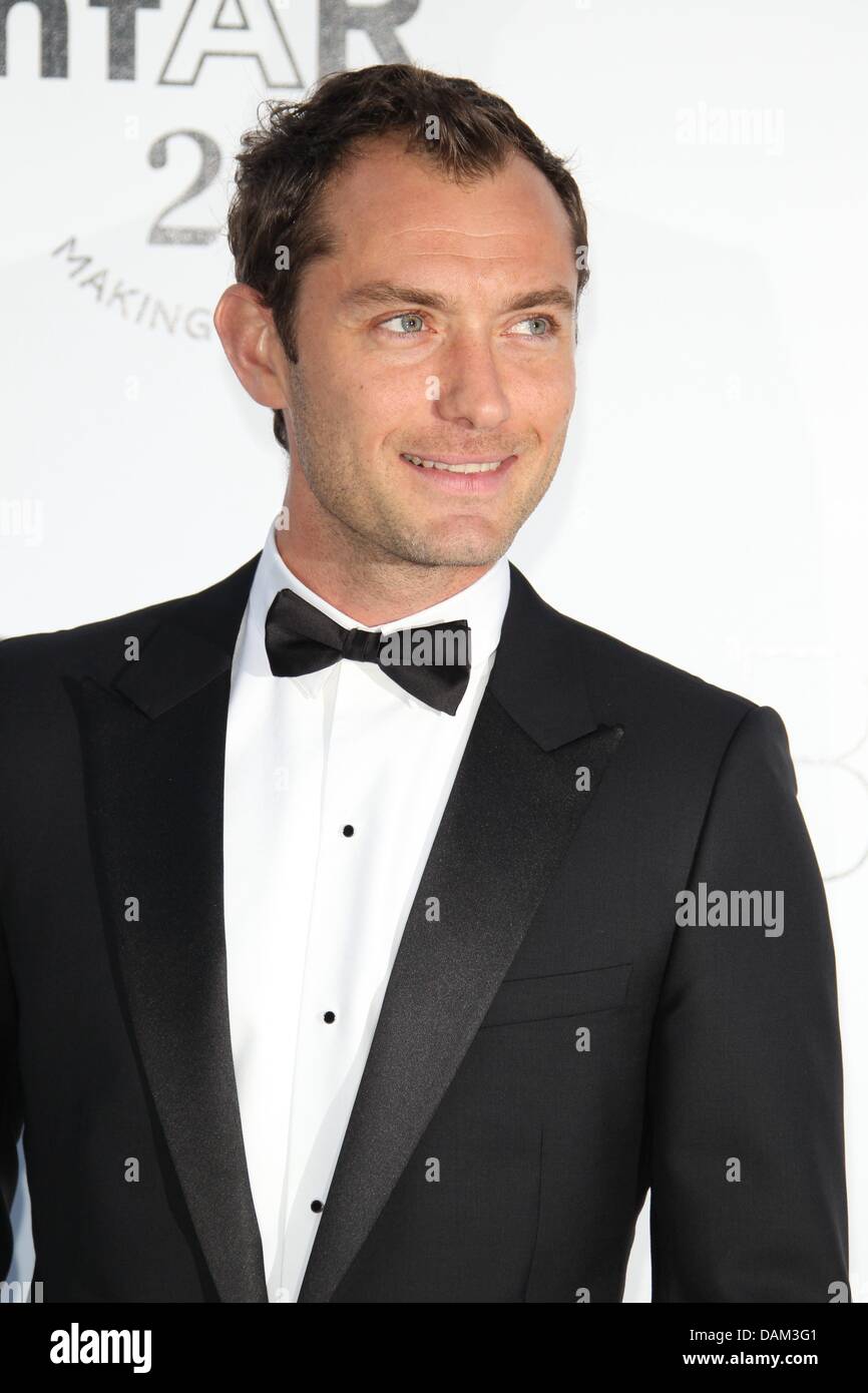 British actor Jude Law attends the Cinema Against AIDS amfAR Gala 2011 ...