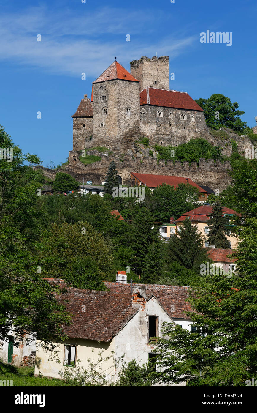 Austria, View of Hardegg Castle Stock Photo - Alamy