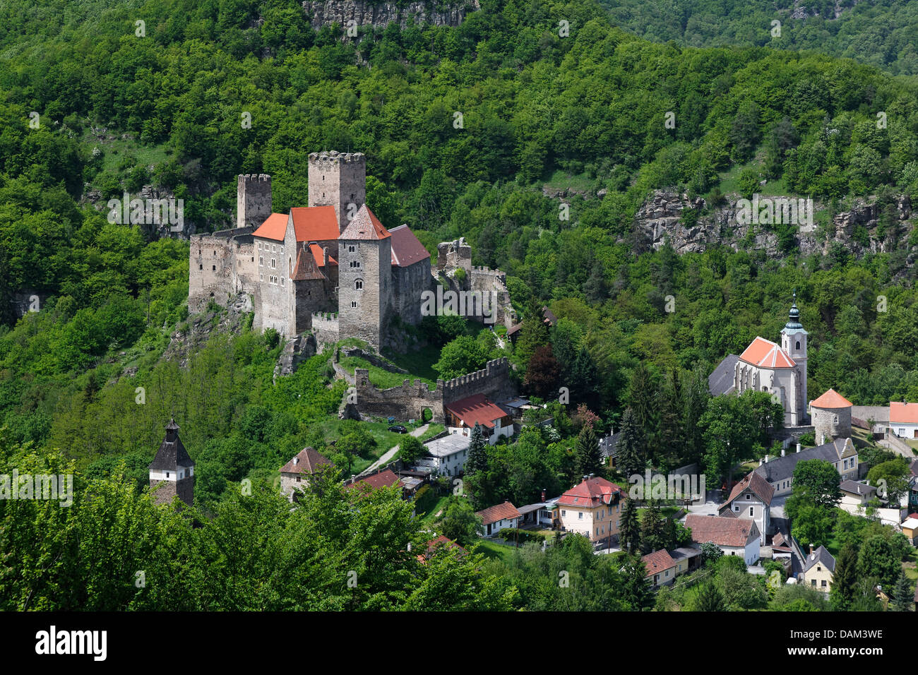 View of hardegg castle hi-res stock photography and images - Alamy