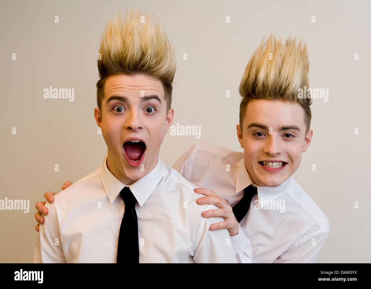 Exclusive twins john edward grimes hi-res stock photography and images ...