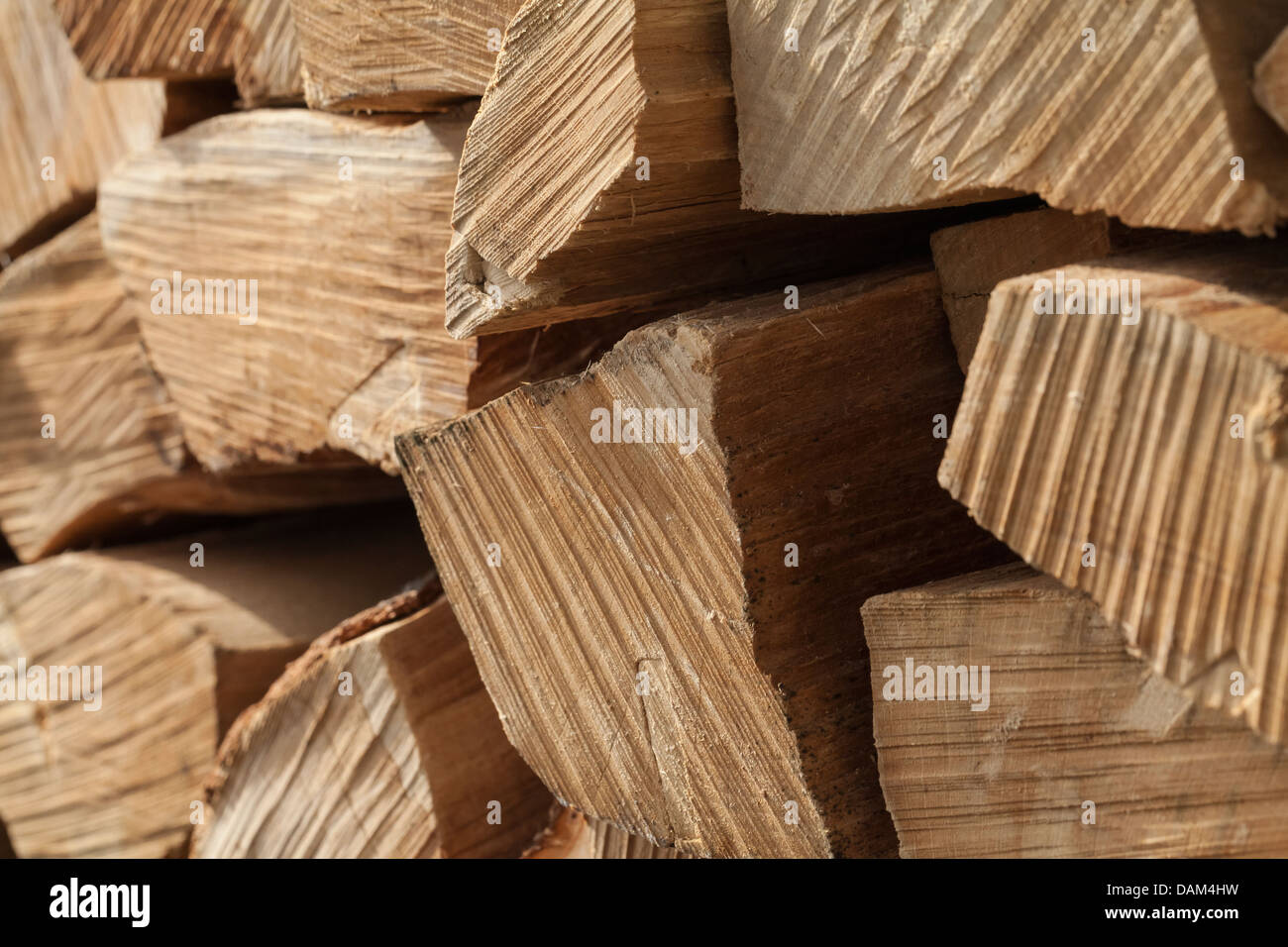 Germany, Laupheim, Stack of wood, close up Stock Photo - Alamy