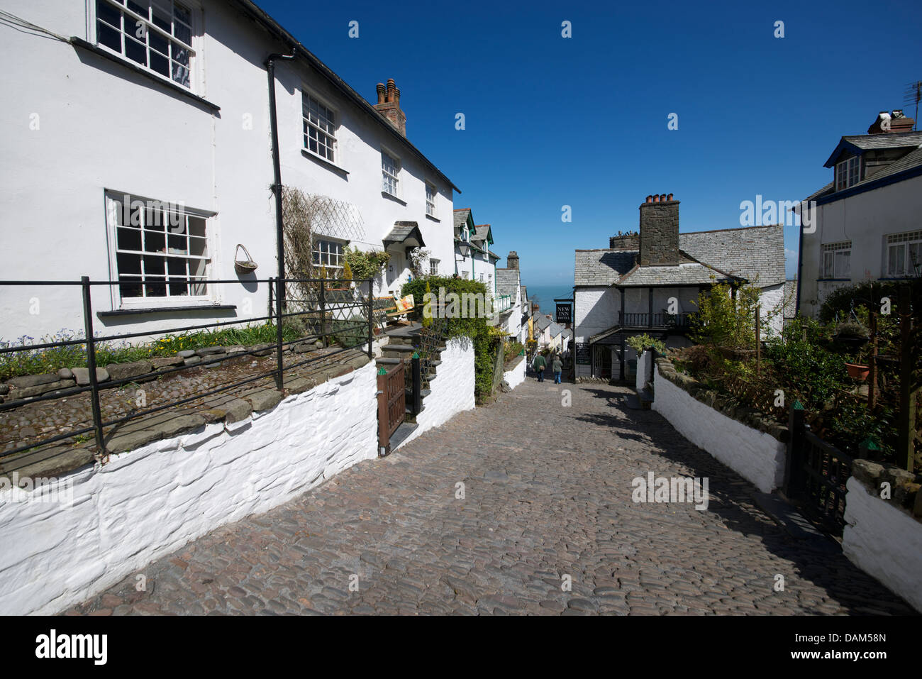 Clovelly Devon UK Stock Photo - Alamy