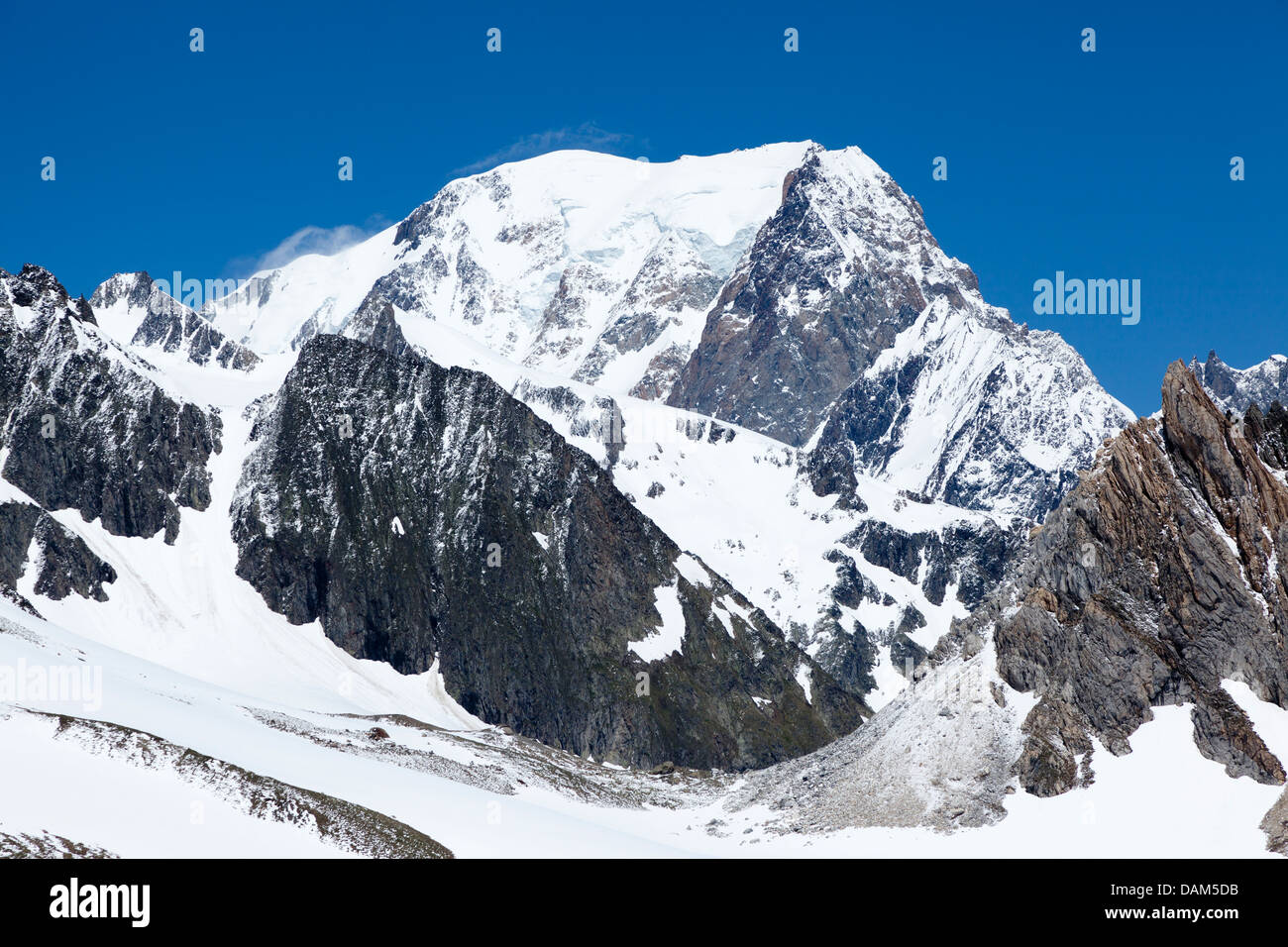 Col de la Seigne Stock Photo - Alamy