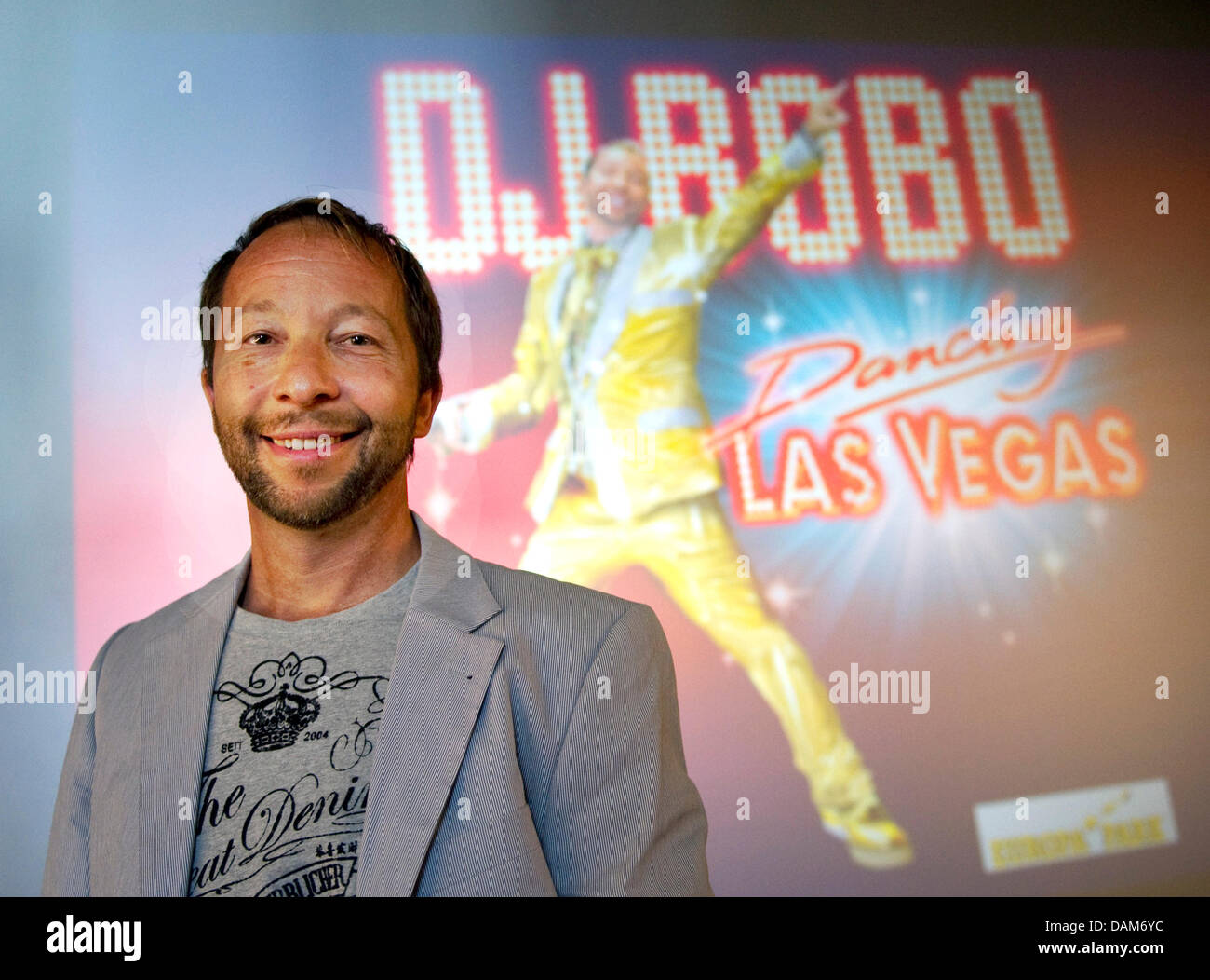 DJ Bobo poses after a press preview of his new show in Hamburg, Germany ...