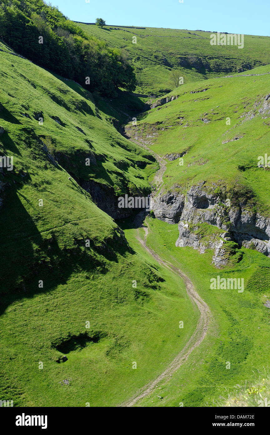 Cave dale Derbyshire peak district England uk Stock Photo - Alamy