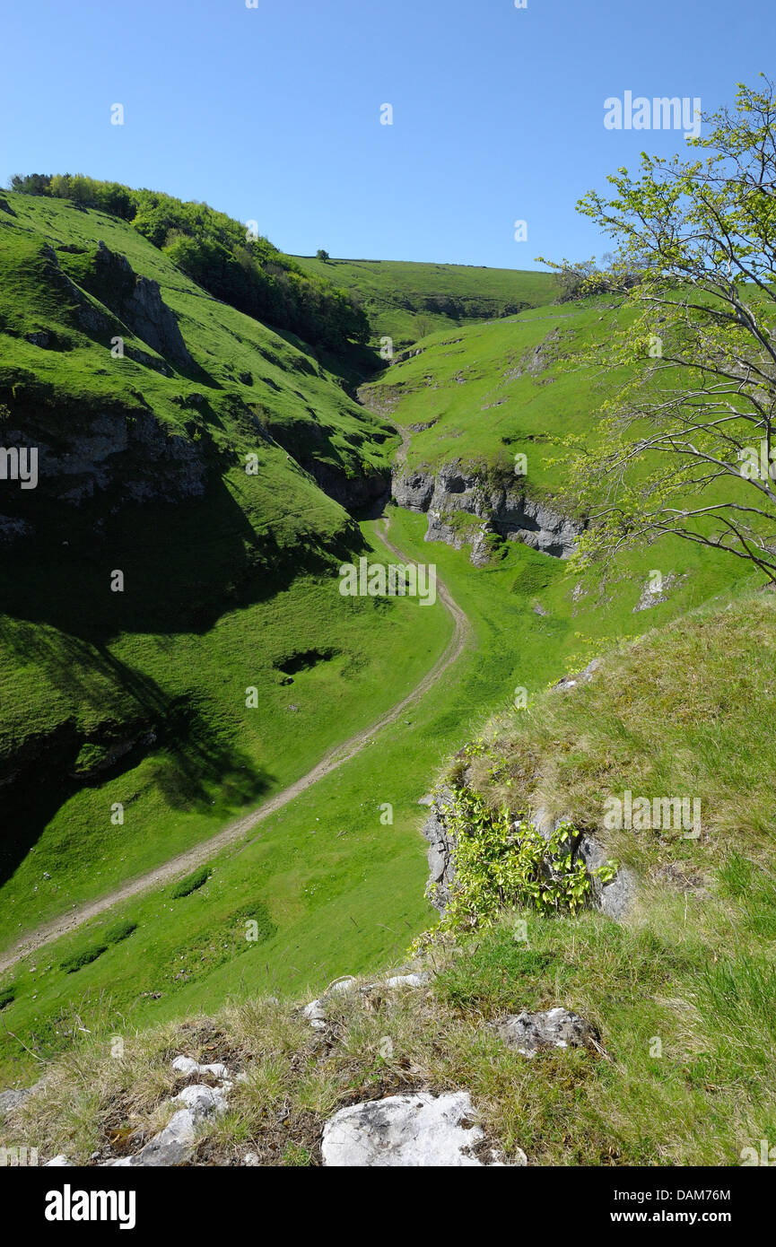 Cave dale Derbyshire peak district England uk Stock Photo - Alamy