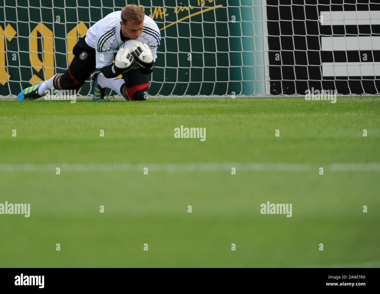 Goalkeeper of the German national soccer team Manuel Neuer is pictured ...