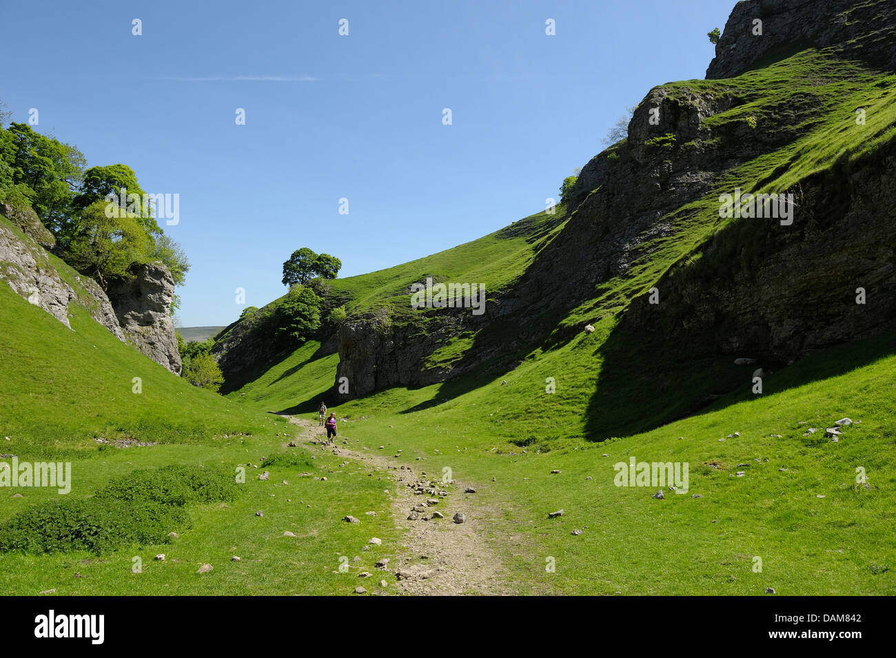 Cave dale Derbyshire peak district England uk Stock Photo - Alamy