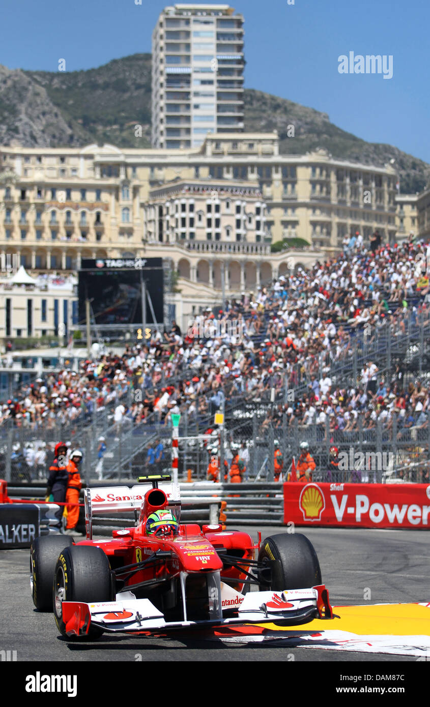 Brazilian Formula One driver Felipe Massa of Scuderia Ferrari comes ...
