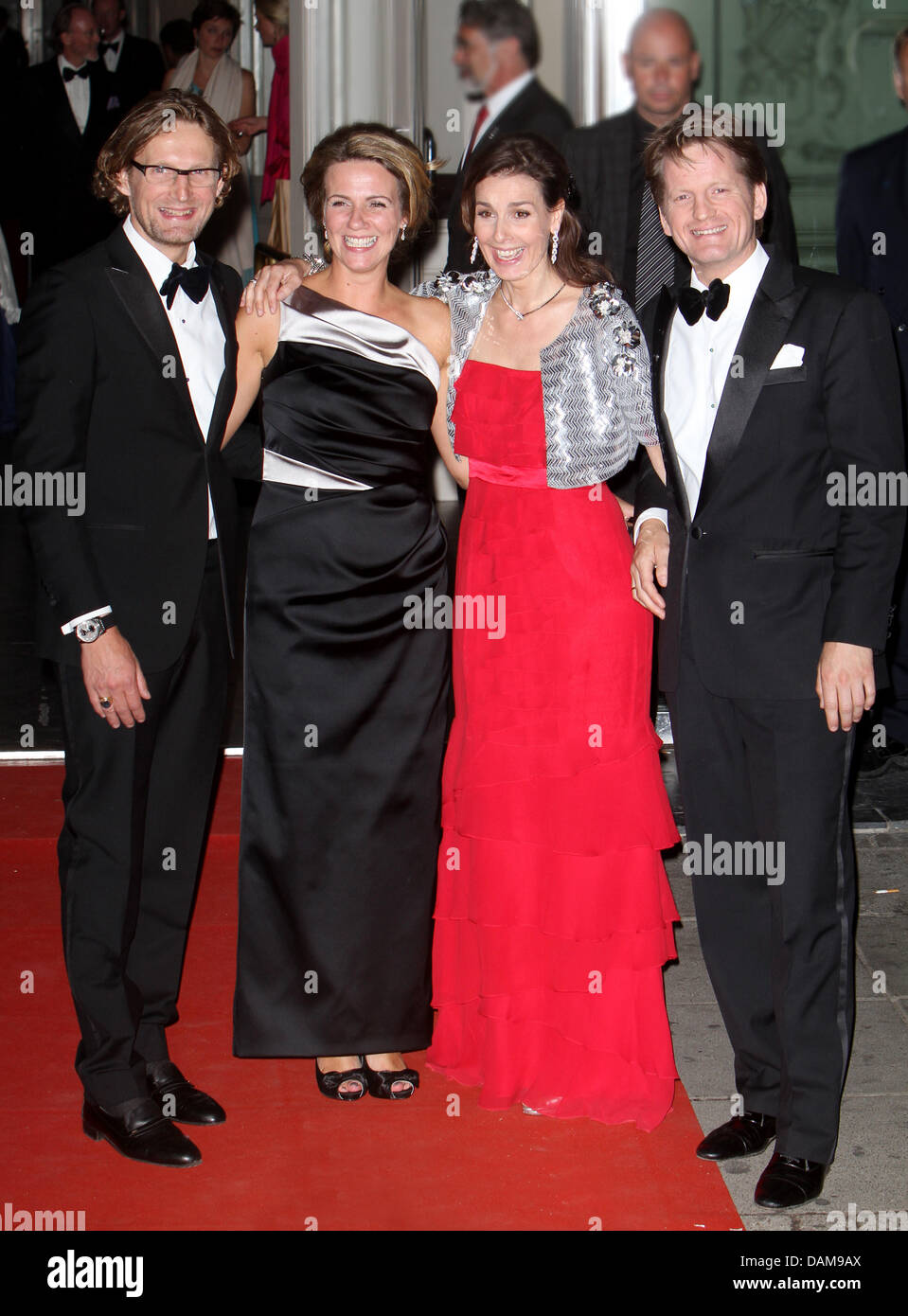 Prince Bernhard, Princess Annette, Princess Anita and Prince Pieter ...