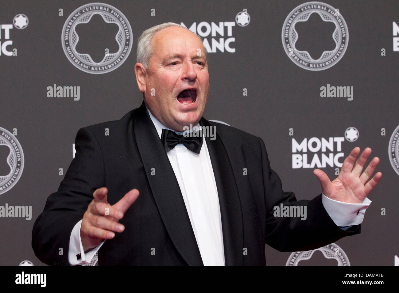 Art collector Prof. Dr. Harald Falkenberg poses at the red carpet in ...