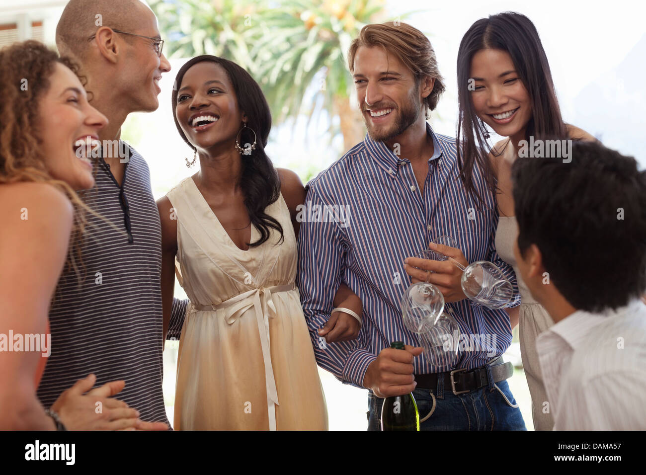 Men standing around talking hi-res stock photography and images - Alamy