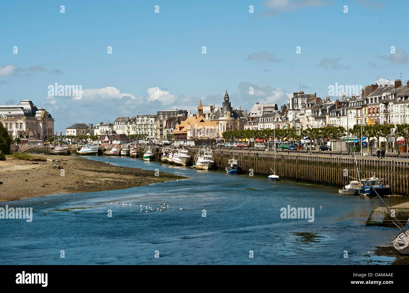 Trouville-Sur-Mer is pictured in a postcard-style format in France, 27 ...