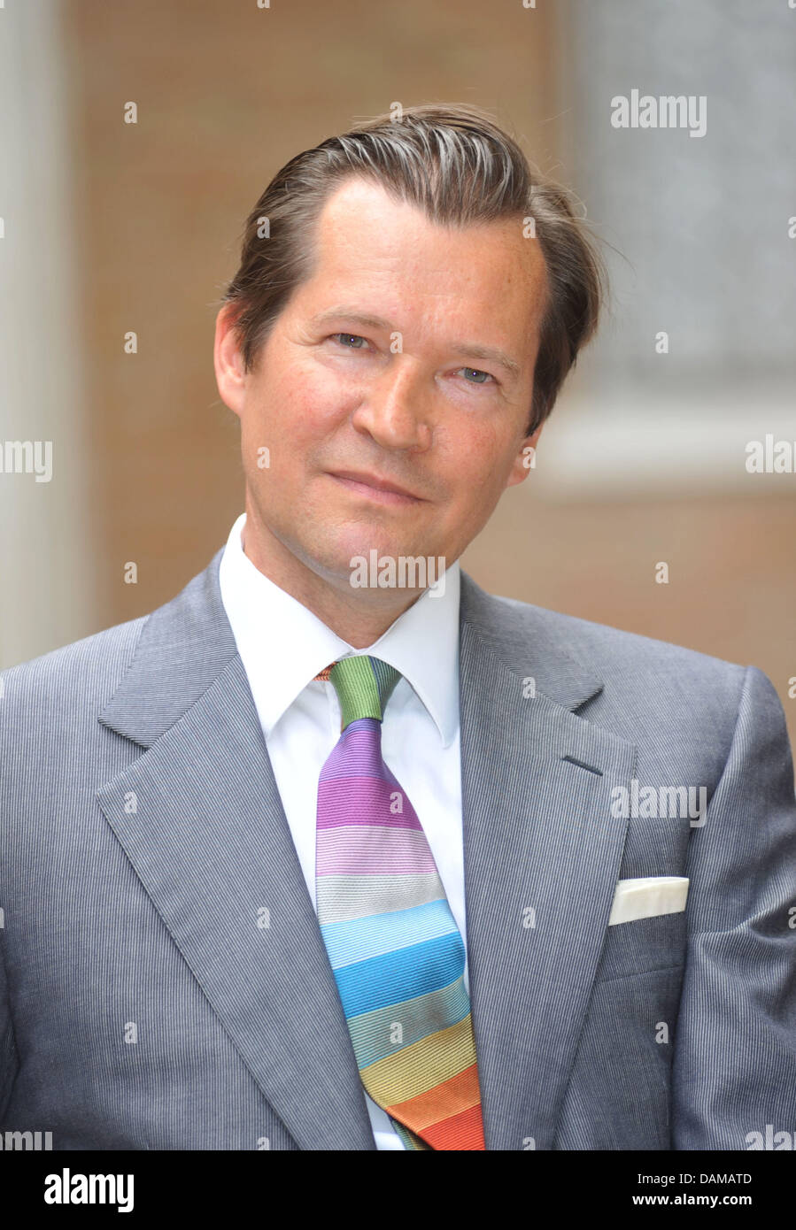 David Mees, US cultural attachee, attends a press conference at the US ...