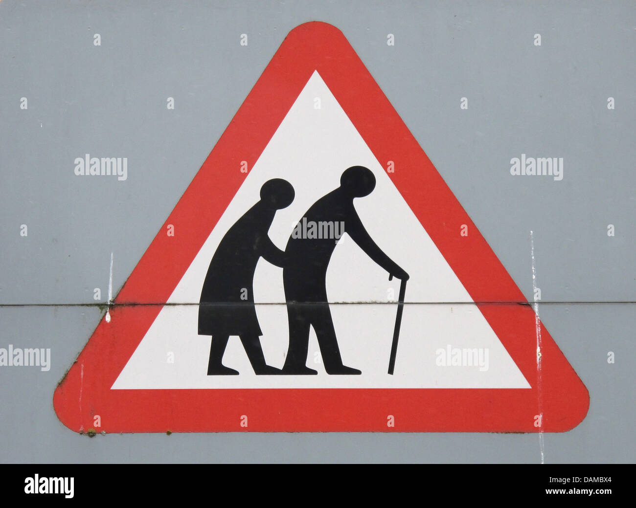 Elderly People Traffic Sign High Resolution Stock Photography and ...