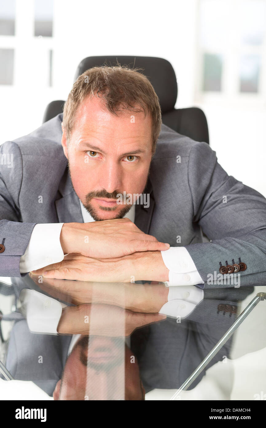 Germany, Portrait of businessman Stock Photo - Alamy